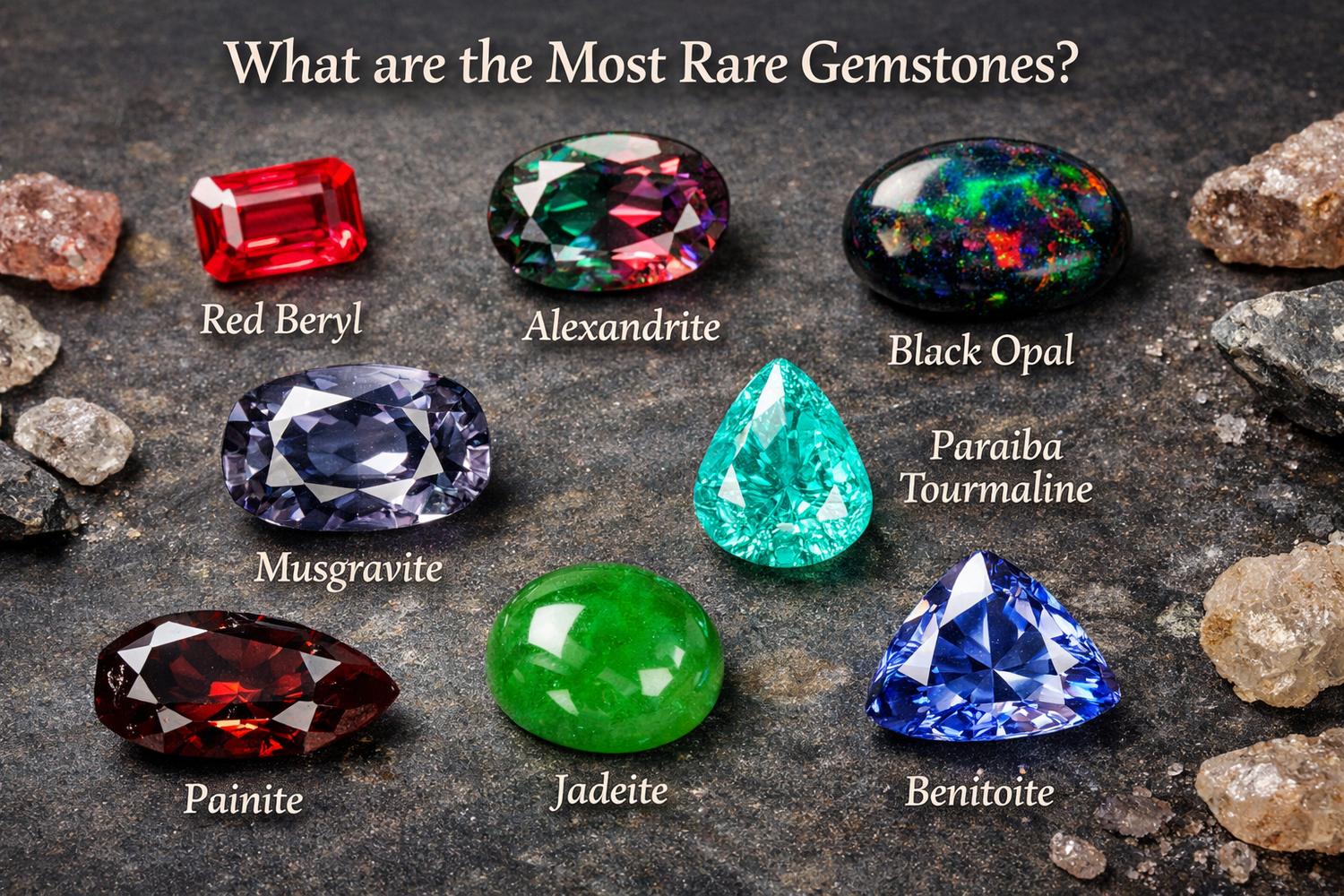 What are the Most Rare Gemstones? Complete Guide – SkyGem & Co.